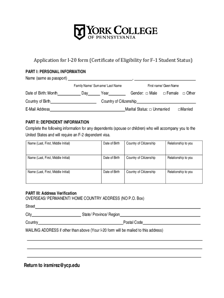 Fillable Online Learn How to Fill the I 20 Form Certificate of ...