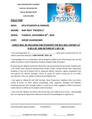 Fillable Online Contact - Detroit Service Learning Academy Fax Email ...