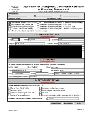 Fillable Online The Complying Development Certificate ProcessNew ...