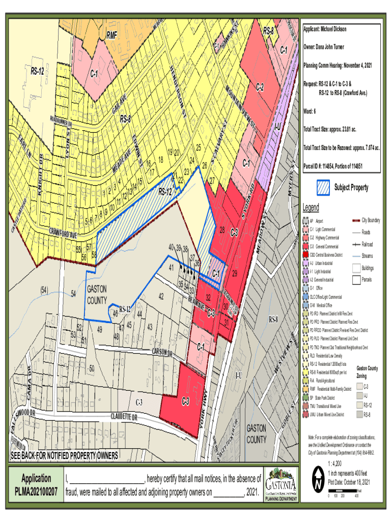 Fillable Online C-1, C-2, & C-3 Commercial Zoning Districts Guidelines ...