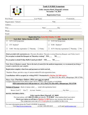 Fillable Online N-NURSE2006 Symposium Registration Form Fax Email Print ...