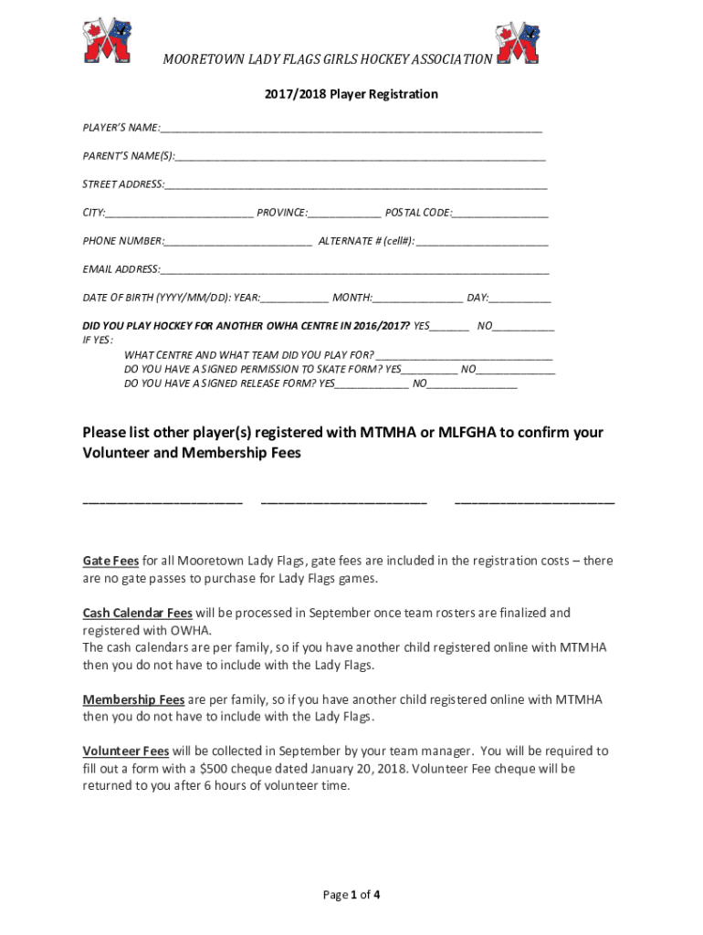 Fillable Online Mooretown Minor Hockey Association - My Hockey Rankings ...