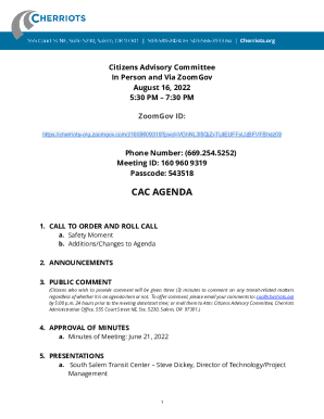 Fillable Online In Person and Via ZoomGov Fax Email Print - pdfFiller