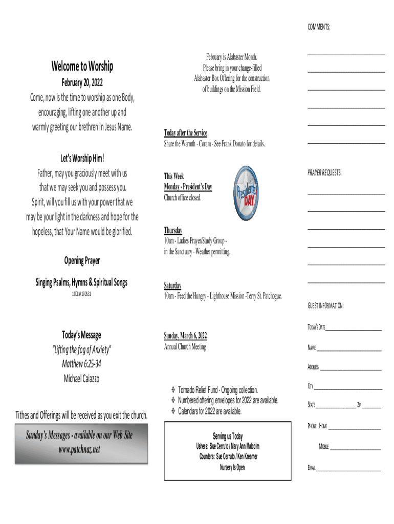 Fillable Online February is Alabaster Month - patchnaz.net Fax Email ...
