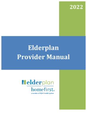 Fillable Online Provider FAQ's - Elderplan Fax Email Print - pdfFiller