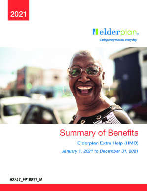 Fillable Online Elderplan Extra Help (HMO) Fax Email Print - pdfFiller