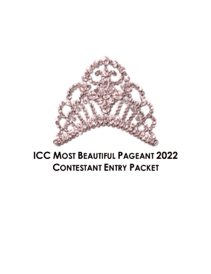 Fillable Online Locals to compete in ICC Most Beautiful Pageant - Daily ...
