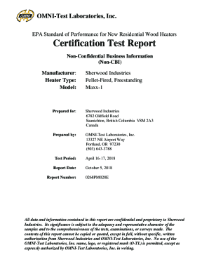 Fillable Online EPA-Approved Test Labs and Third-Party Certifiers for ...