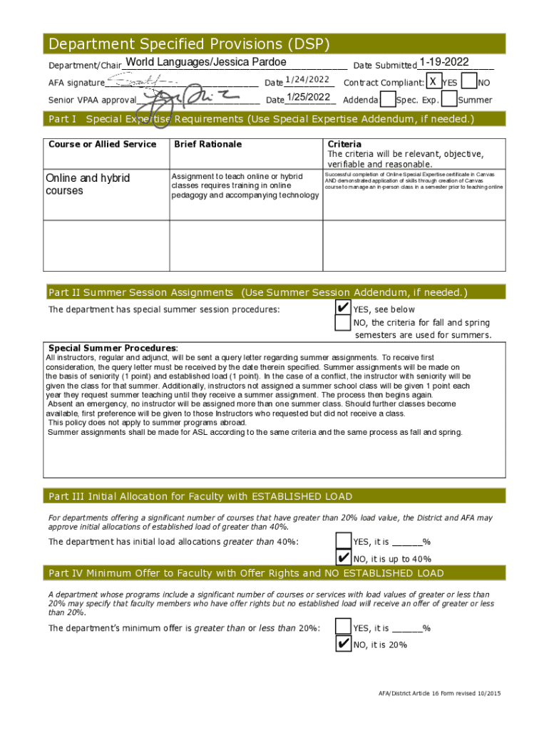 Fillable Online Index of /Forms/DSPs - afa-srjc.org Fax Email Print - pdfFiller