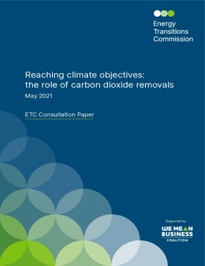 Fillable Online Reaching climate objectives: the role of carbon dioxide ...