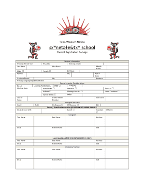 Fillable Online School Registration Form Blank.docx Fax Email Print ...