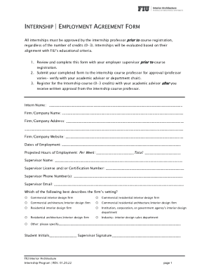 Fillable Online carta fiu FIU DEPARTMENT OF INTERIOR ARCHITECTURE Fax ...