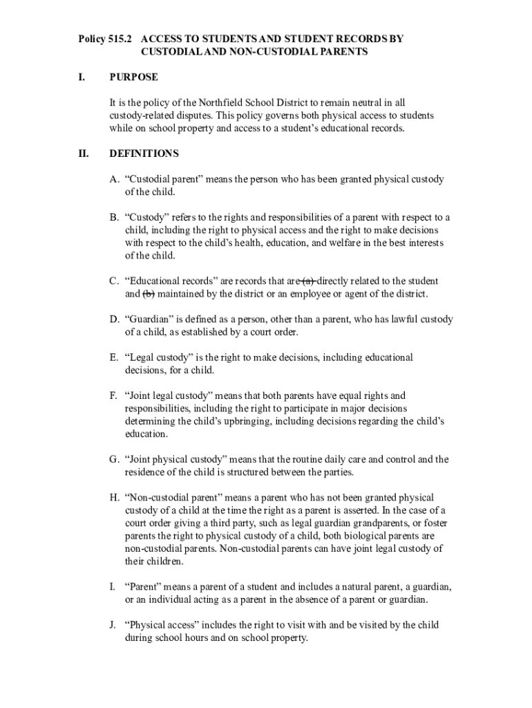 Fillable Online Fillable Online 5152 Access to Students and Student ...