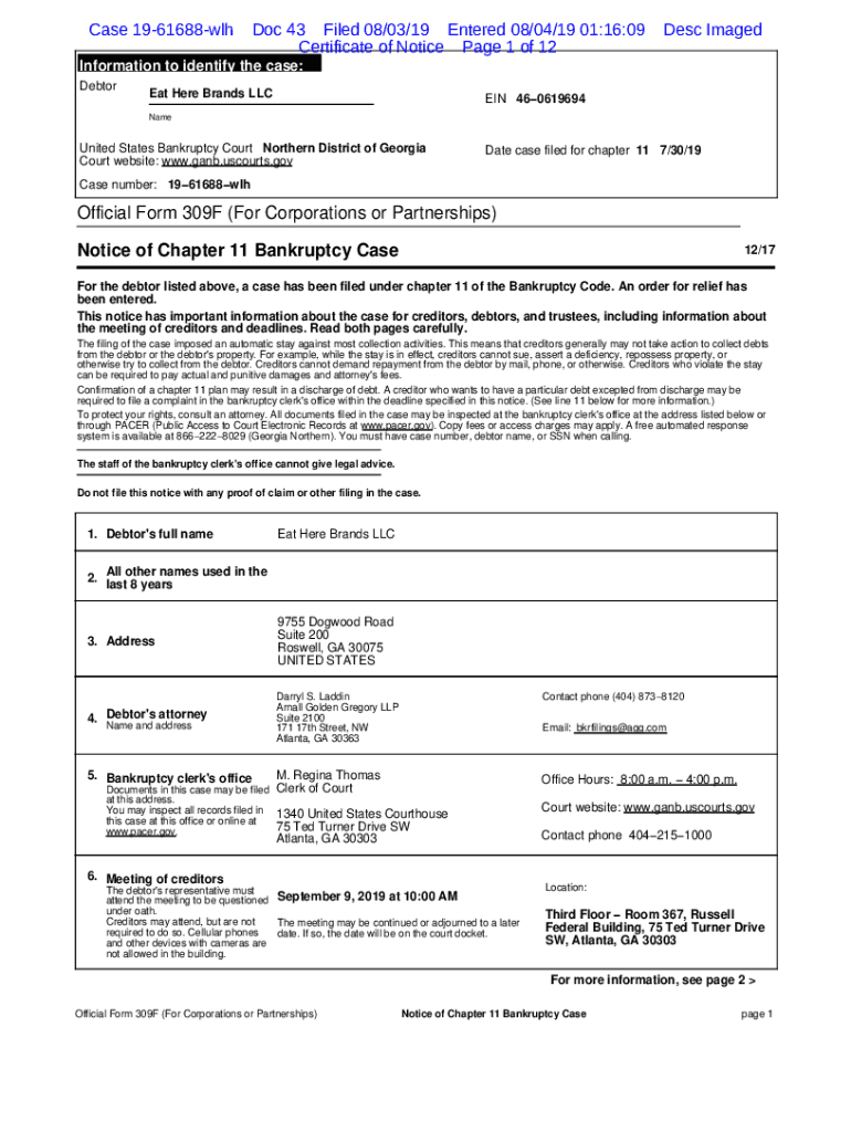 Fillable Online TERRACE MANOR, LLC, ) Case No.: 17-00175-SMT - OAG-DC ...