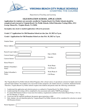 Fillable Online Gifted Dance Education Program Intent to Audition Form ...