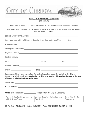 Fillable Online The City of Lowell Guide to Obtaining Permits for Special ... Fax Email Print ...