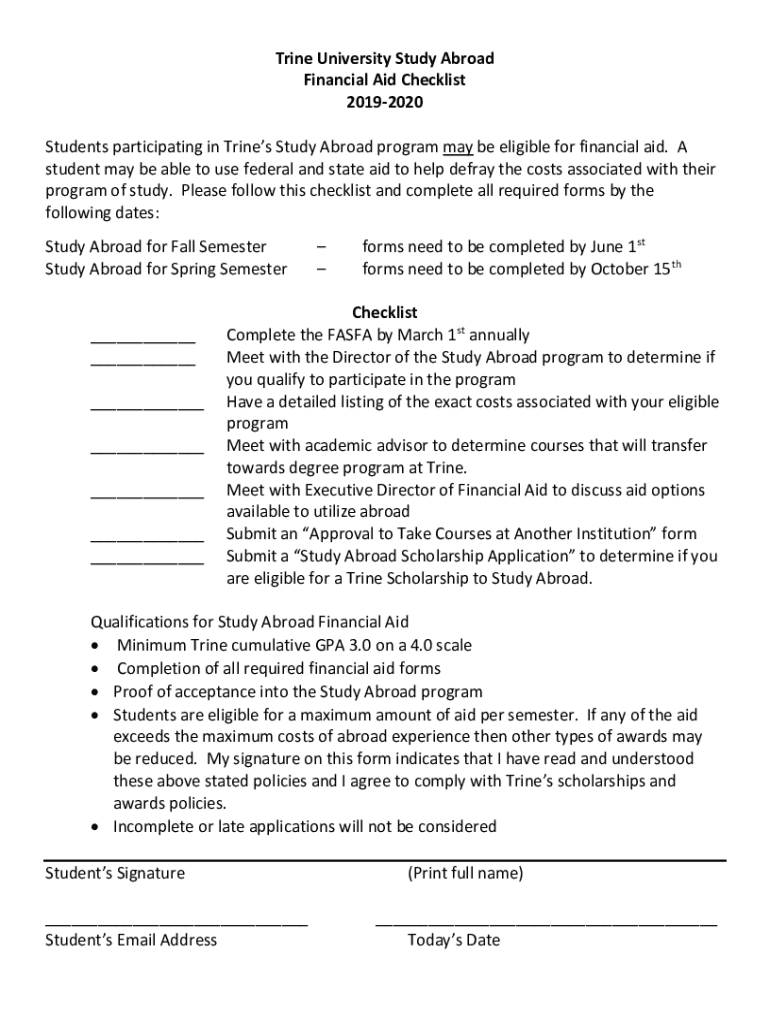 Fillable Online Aid for International StudyFederal Student Aid Fax Email Print - pdfFiller