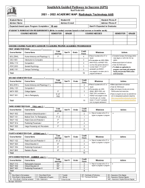 Fillable Online ACADEMIC MAP - South Arkansas Community College Fax ...