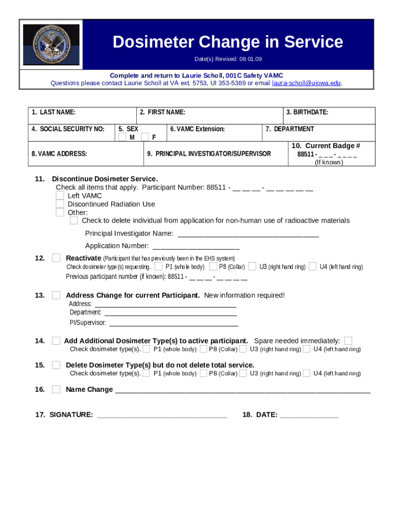 1. Name (Last) (First) (MI) - Environmental Health and Safety - ehs research uiowa Doc Template ...