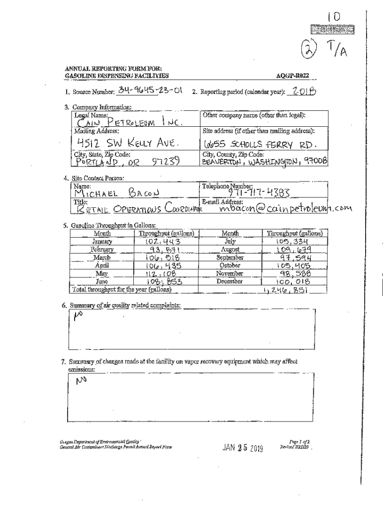 Fillable Online GASOLINE DISPENSING APPLICATION FORM Fax Email Print ...