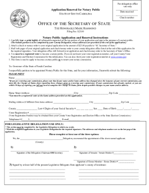 Fillable Online Secretary of State's Office Notary Public Division Fax ...