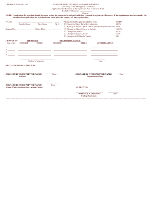Fillable Online UPLB OCS-Form No. 105 Fax Email Print - pdfFiller