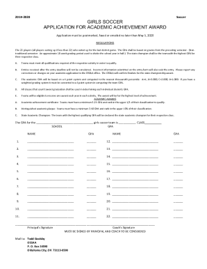 Fillable Online For a nomination to be considered, the entire ...