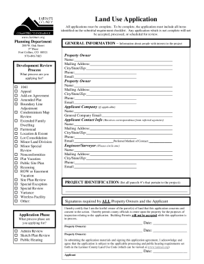 Fillable Online Land Use Review Commission - City of Fort Collins Fax ...