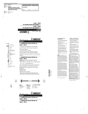 Fillable Online New products and code consolidation for Transfer Packs ...