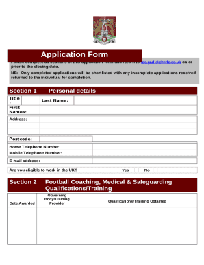 Guidance on how to complete the application Doc Template | pdfFiller