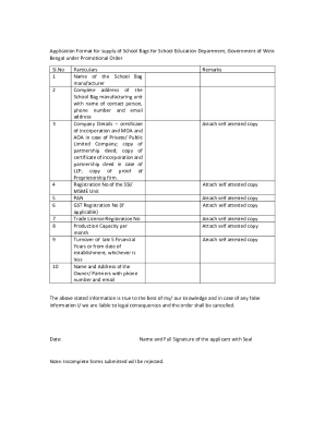 Fillable Online Government of West Bengal - School Education Department ...