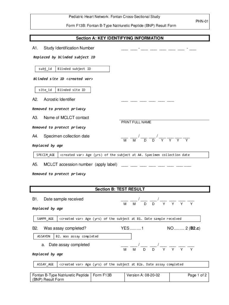 Fillable Online Evidence for the introduction of Serum NP testing to ...