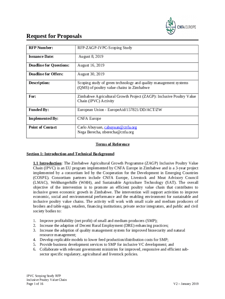 Request for Ination: Sustainable Chemistry - uploads cnfa Doc Template | pdfFiller