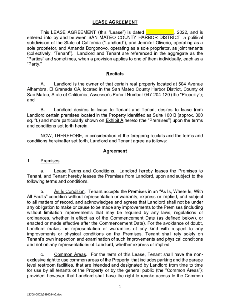 Fillable Online LEASE AGREEMENT This LEASE AGREEMENT (this Lease) is ... Fax Email Print - pdfFiller