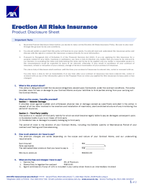 Fillable Online product disclosure sheet - Lonpac Fax Email Print ...