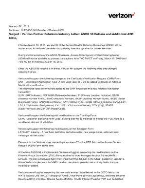 Fillable Online ASOG 66 Release and Additional ASR Edits, Effective ...