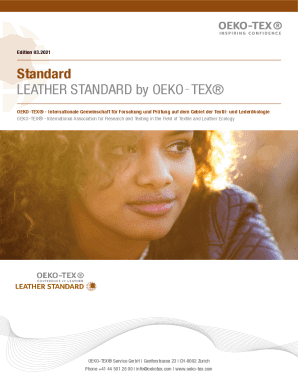 Fillable Online STeP Standard - Oeko-Tex Fax Email Print - pdfFiller