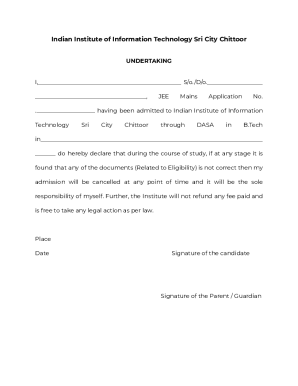 Fillable Online Indian Institute of Information Technology Sri City Chittoor Fax Email Print ...