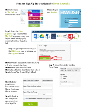 Fillable Online Instructions for the HUB and MS Teams - Hamilton ...