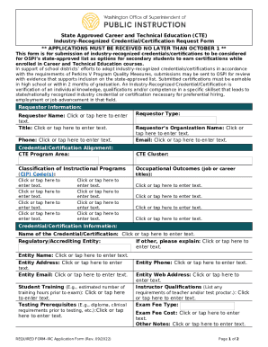 OSPI IRC Application Doc Template | pdfFiller