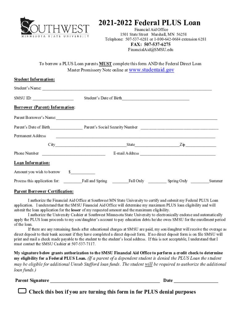 Fillable Online 1501 State Street Marshall, MN 56258 Fax Email Print ...