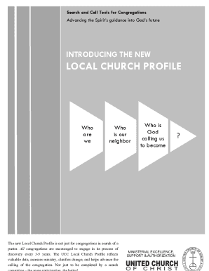 Fillable Online Local Church Profile Fax Email Print - pdfFiller