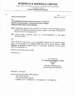 Fillable Online Snapshot: environmental regulations for mining ...