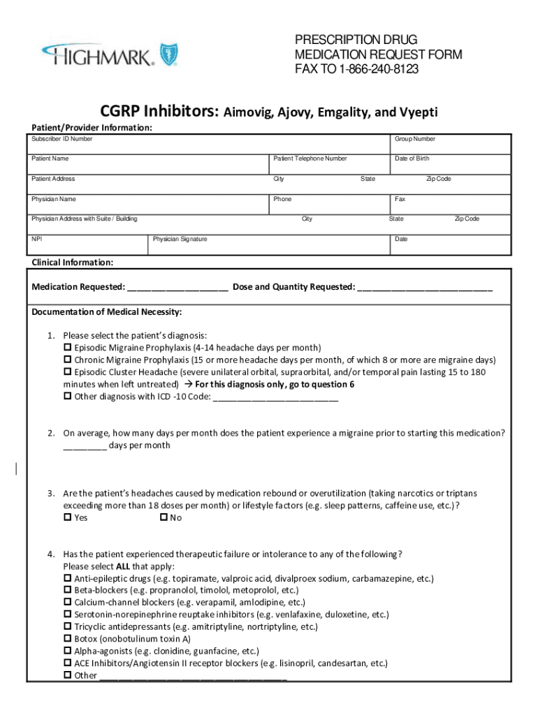Vyepti Prior Authorization Form Cigna Medicare Pdf - Fill Online ...