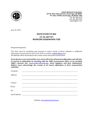 Fillable Online Mainline Hardwood Ties Addendum - Rob Walker Fax Email ...