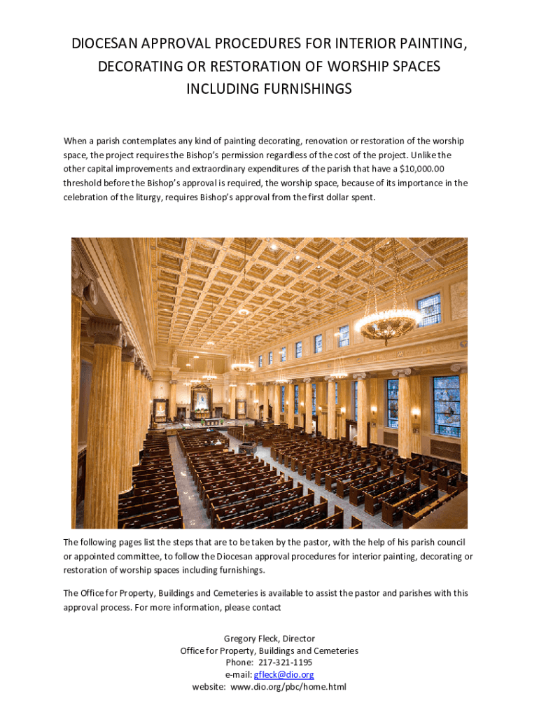 Fillable Online Places of Worship Painting - Everything You Need to Know Fax Email Print - pdfFiller