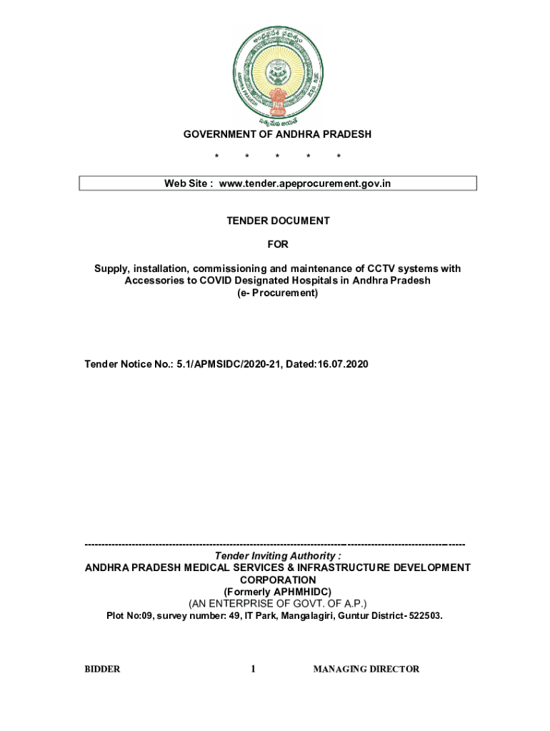 Fillable Online Live CCTV System online Tenders in India. Get all the ...