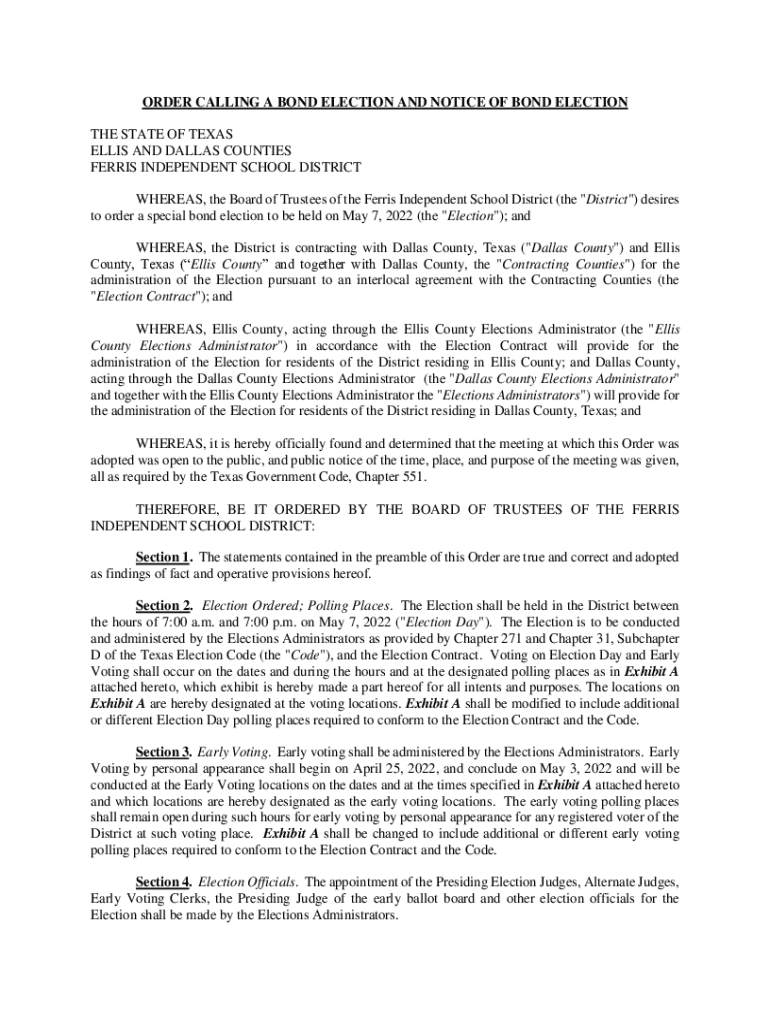 Fillable Online Section 1. The statements contained - Dallas County ...