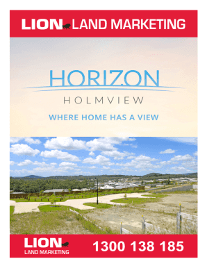 Fillable Online Horizon Estate, Estate Brochure.pptx - Lion Land ...