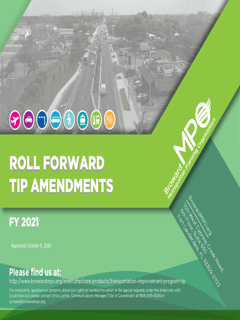 Fillable Online TIP Roll Forward Report Fax Email Print - pdfFiller